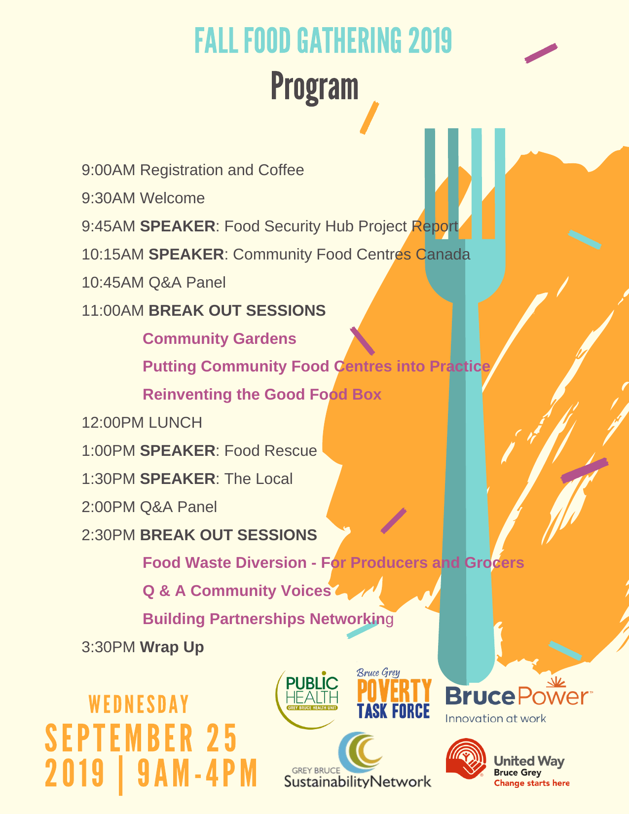 Fall Food Gathering 2019 – Bruce Grey Poverty Task Force